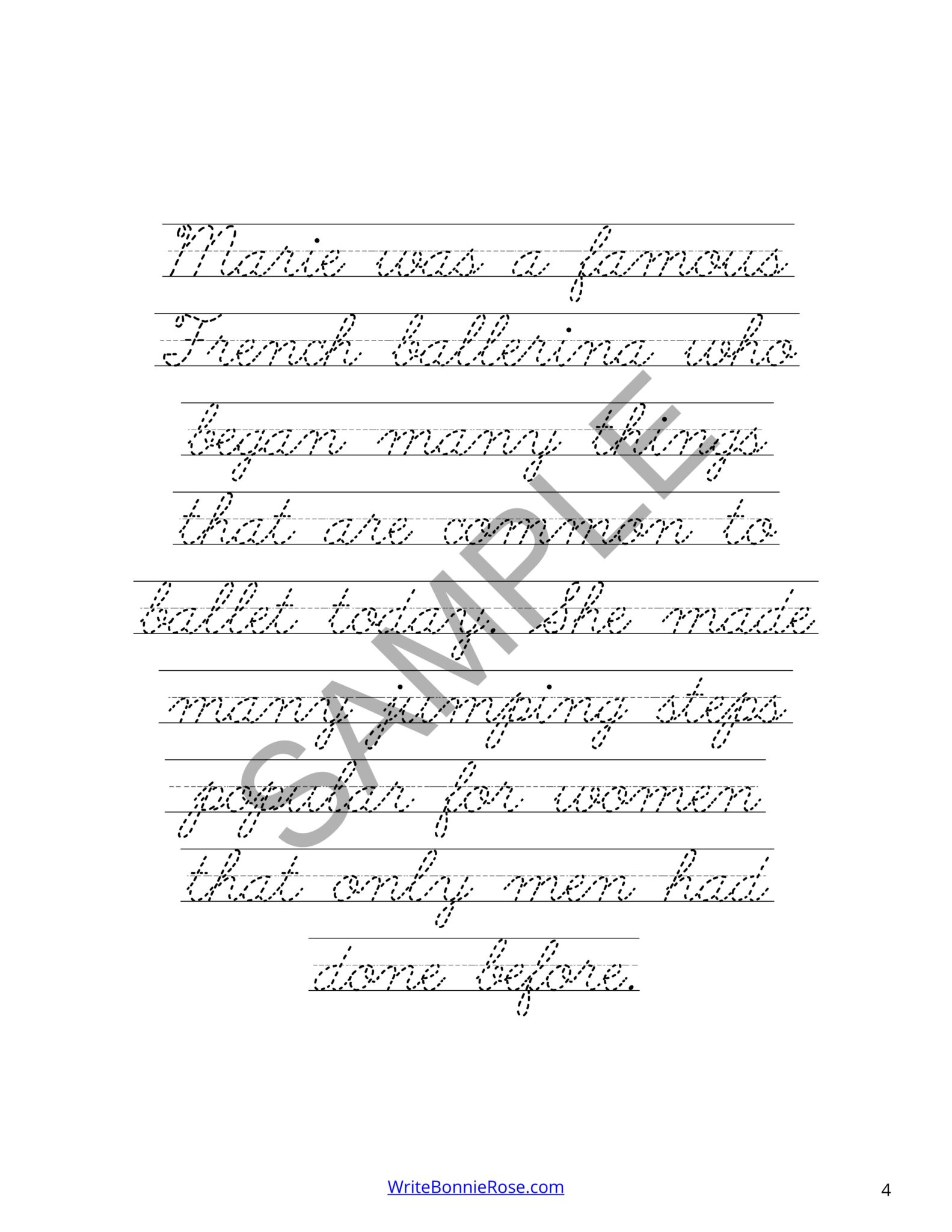 Famous Ballet Dancers Coloring Book with Cursive Copywork | Made By ...