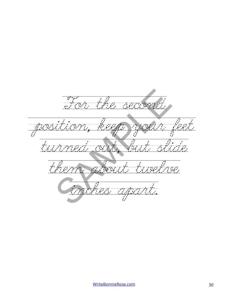 Famous Ballet Dancers Coloring Book with Cursive Copywork | Made By ...