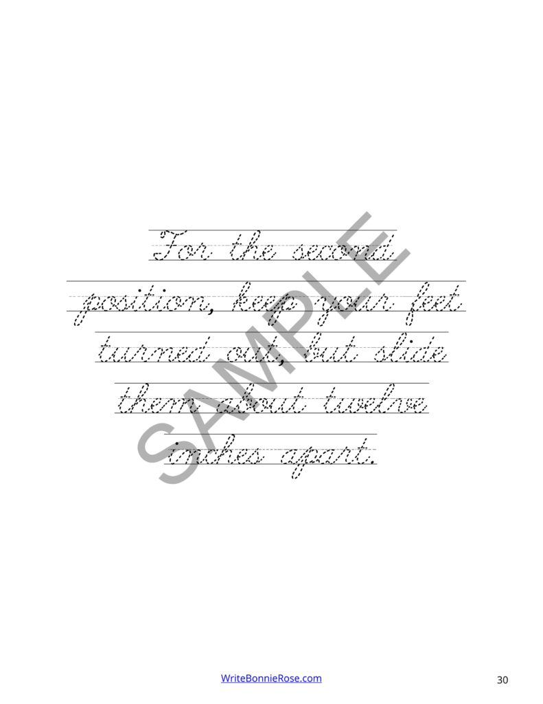 Famous Ballet Dancers Coloring Book with Cursive Copywork | Made By ...