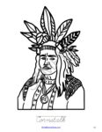 Famous Native Americans Coloring Book with Cursive Copywork | Made By ...