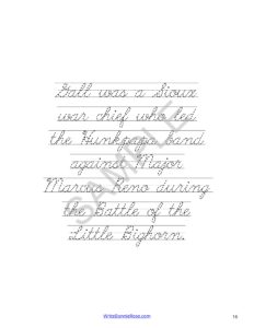 Famous Native Americans Coloring Book with Cursive Copywork | Made By ...