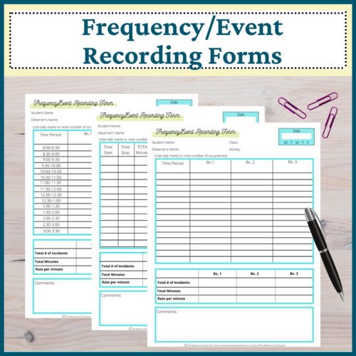 Behavior Tracking Forms | Made By Teachers