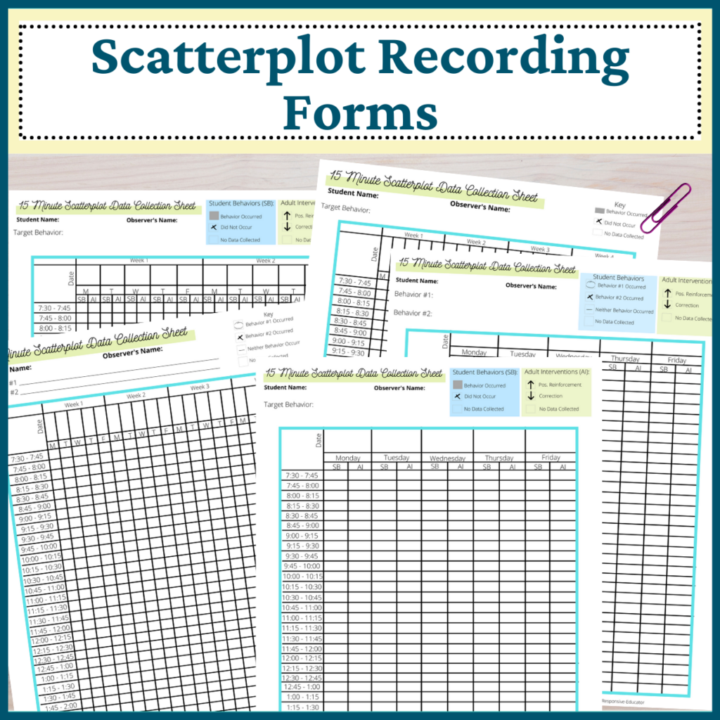 Behavior Tracking Forms | Made By Teachers