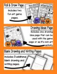 Roll a Haunted House and Halloween Landscape Roll and Draw Art Sub ...