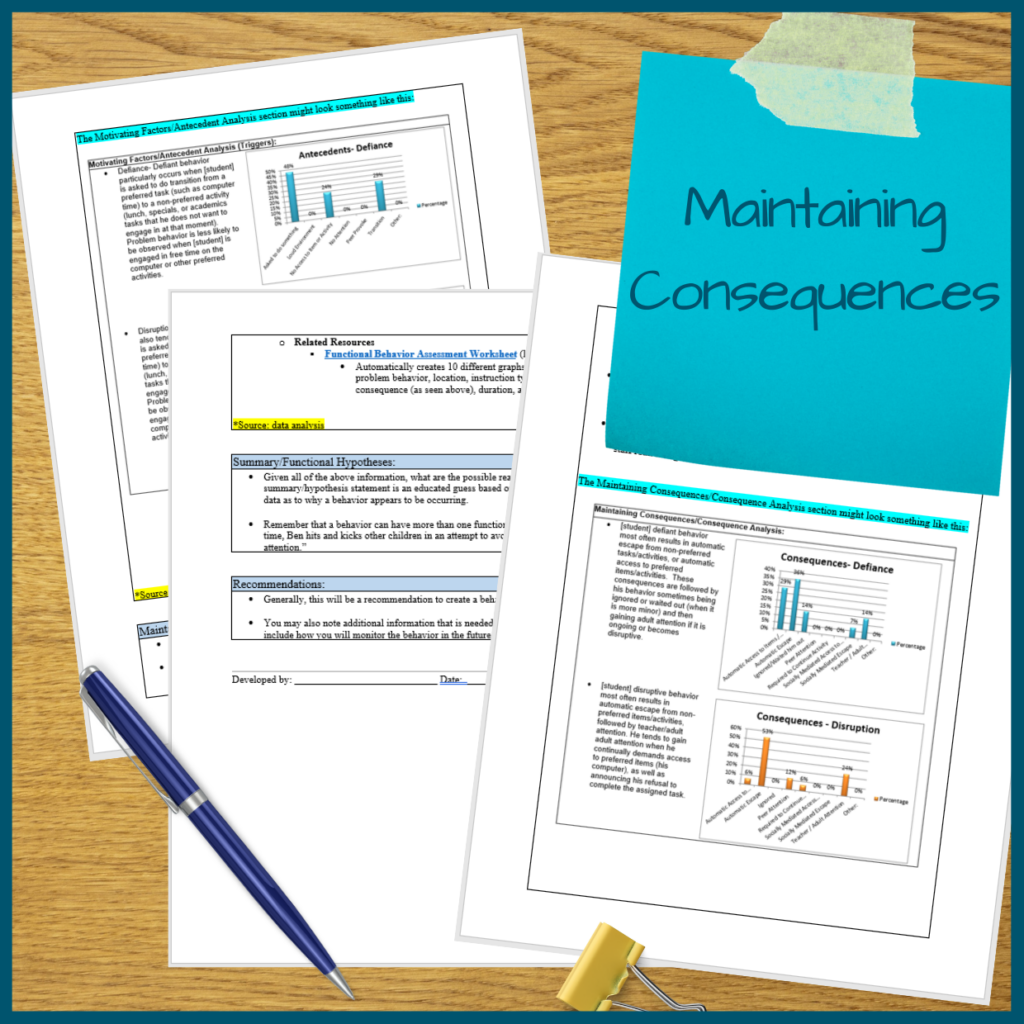 Example of FBA | Made By Teachers