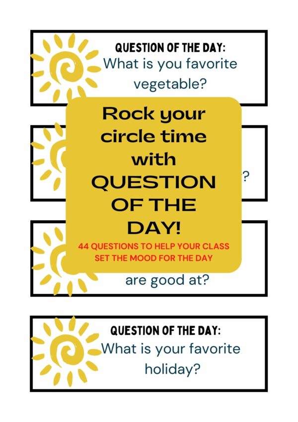 Question of the Day activities Math Opinion Writing EPIC community ...