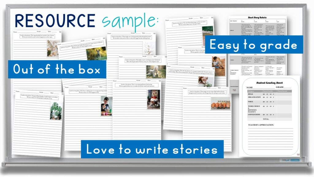Easter Writing Prompts - Narrative Picture Creative Activities and ...
