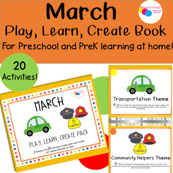 March Preschool Themed Binder | Made By Teachers
