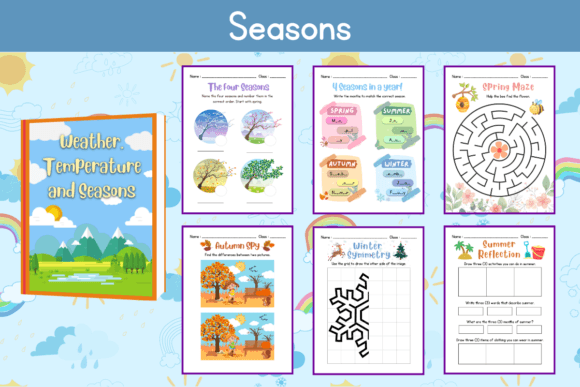 Worksheet Weather, Temperature, Seasons | Made By Teachers