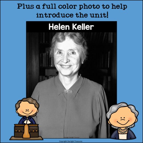 Helen Keller Mini Book for Early Readers: Women's History Month | Made ...