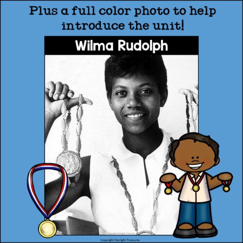 Wilma Rudolph Mini Book for Early Readers: Women's History Month | Made ...
