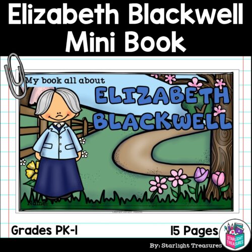 Elizabeth Blackwell Mini Book for Early Readers: Women's History Month ...