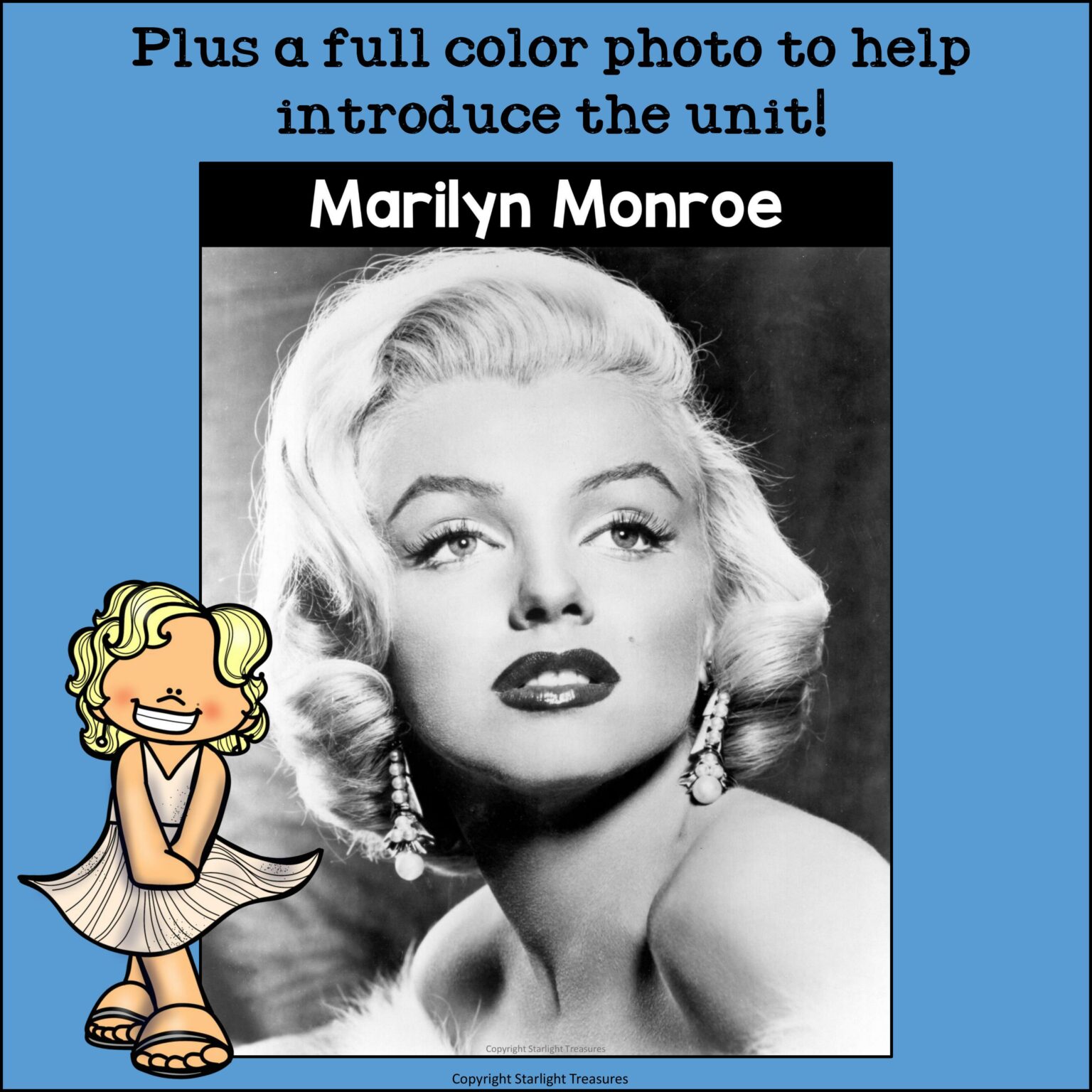 Marilyn Monroe Mini Book for Early Readers: Women's History Month ...