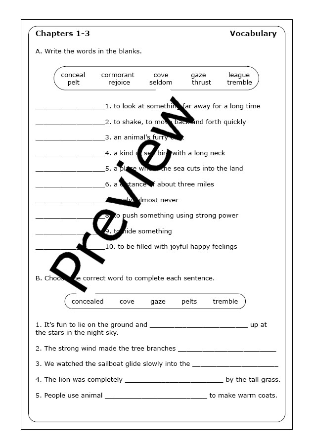 Scott O'Dell "Island of the Blue Dolphins" worksheets | Made By Teachers
