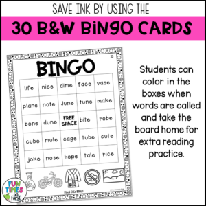 Mixed CVCe Phonics Bingo Games - No Prep CVCe Phonics Games | Made By ...