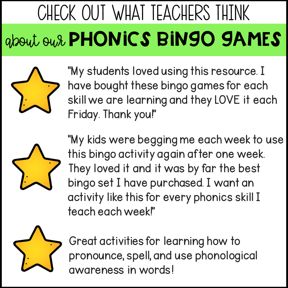 Mixed CVCe Phonics Bingo Games - No Prep CVCe Phonics Games | Made By ...