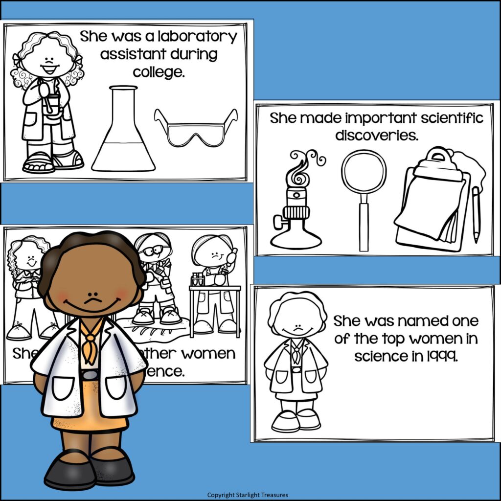 Marie Maynard Daly Mini Book for Early Readers: Women's History Month ...