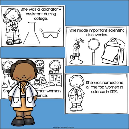 Marie Maynard Daly Mini Book for Early Readers: Women's History Month ...