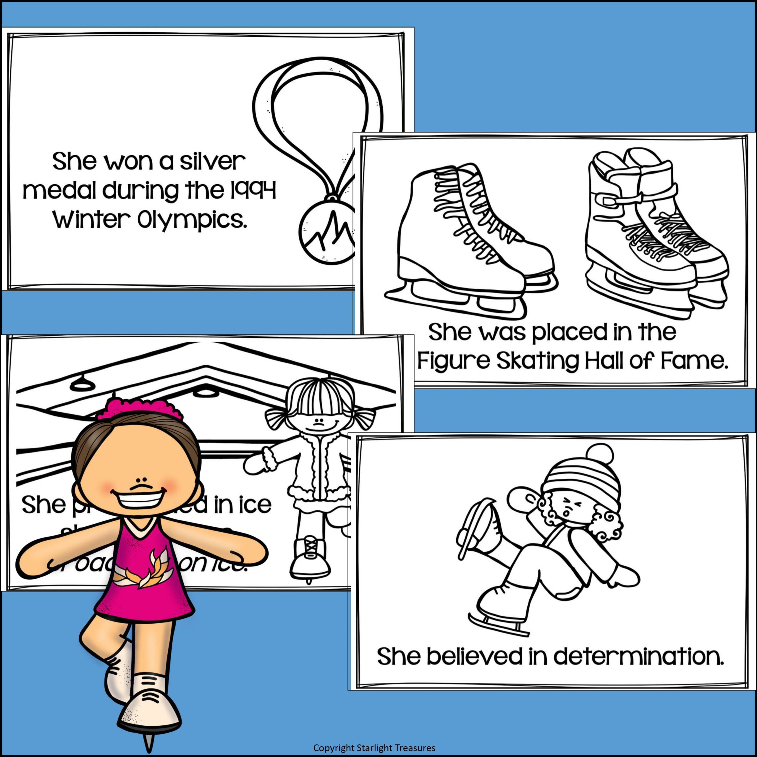 Nancy Kerrigan Mini Book for Early Readers: Women's History Month ...