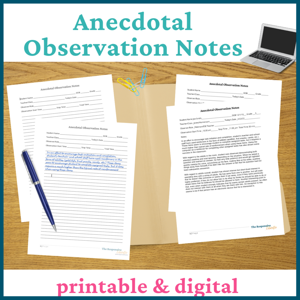 FBA Special Ed | Made By Teachers