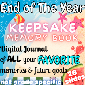 End of the Year Keepsake Memory Book | Made By Teachers