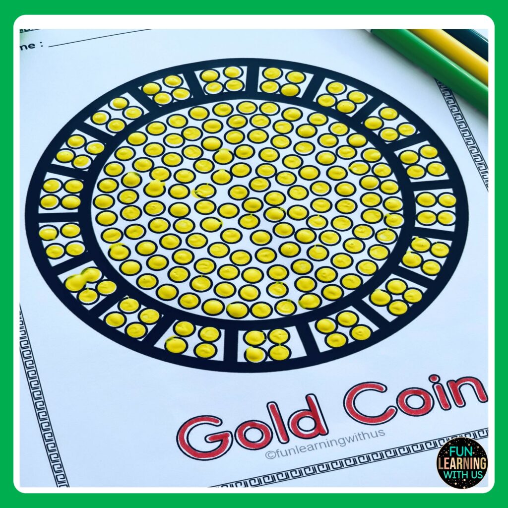 St.Patricks Day Fine Motor Skill Q-Tip Painting | Made By Teachers