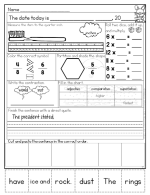 April Morning Work {3rd Grade} | Made By Teachers