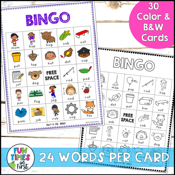 CVC Bingo Games | CVC Short O Words | No Prep Phonics Games | Made By ...