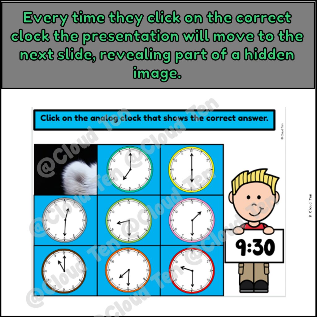 Telling Time by the Hour - Google Classroom™ | Made By Teachers