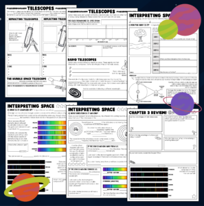 Interpreting Space Notes (telescopes, EMR spectrum, triangulation ...