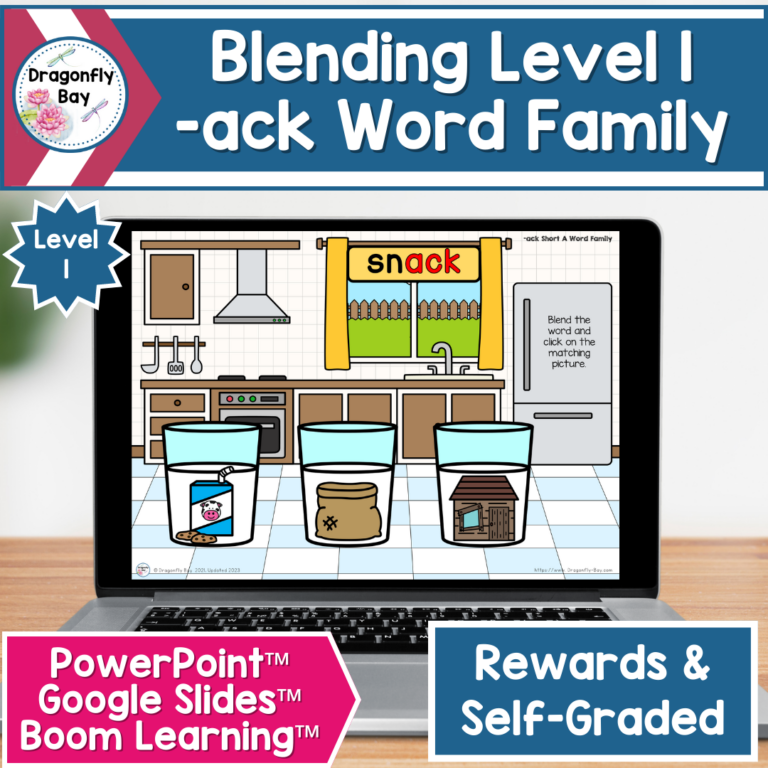 ack Word Family Blending and Spelling Printables and Digital Phonics Resources | Made By Teachers