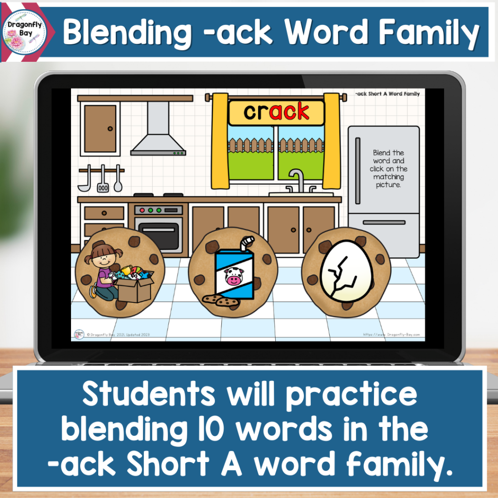 ack Short A Word Family Phonics Digital Game for PowerPoint™ Google ...