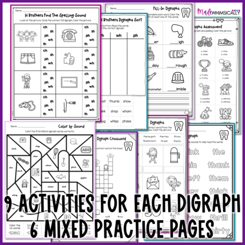 Digraphs Worksheets and Printable Phonics Activities | Made By Teachers