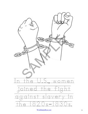 Women's Suffrage & the Nineteenth Amendment Coloring Book-Level B ...