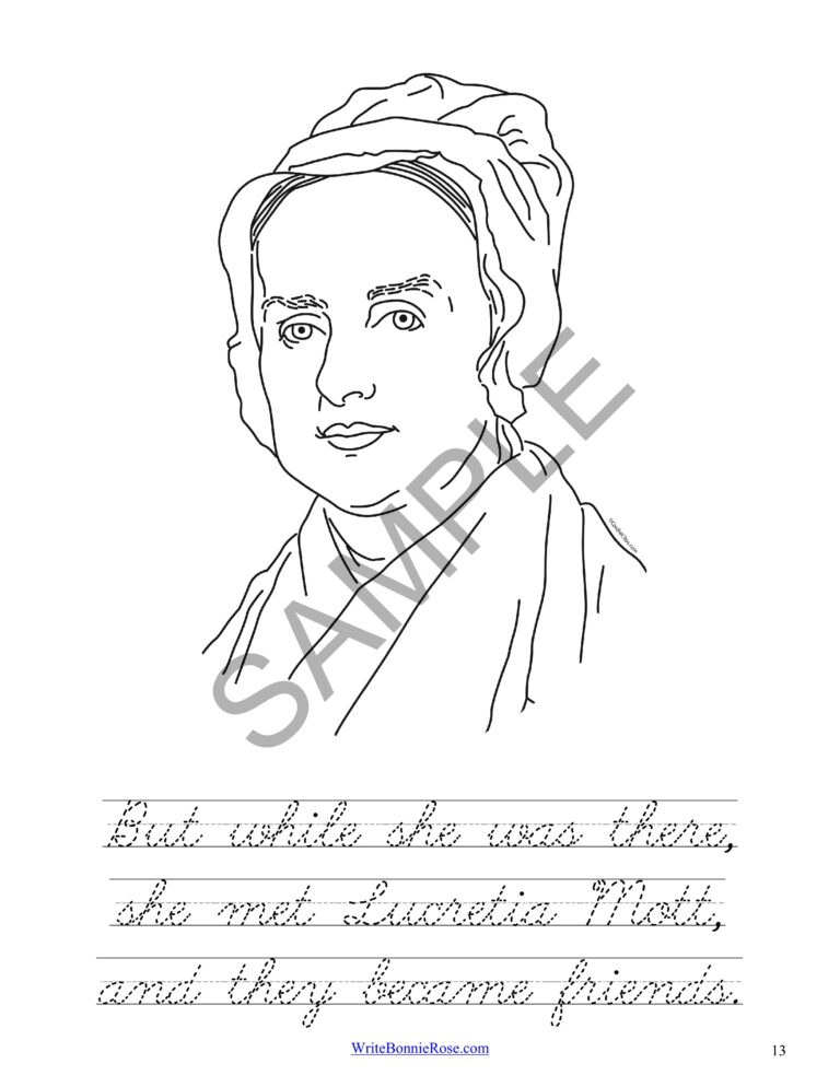 Women's Suffrage & the Nineteenth Amendment Coloring Book-Level C ...