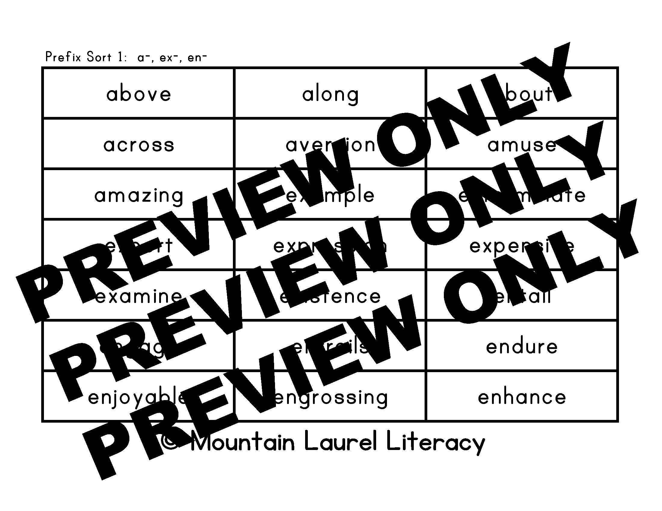 Word Sorts with Prefixes and Suffixes for Word Study Grades 4 and 5 ...