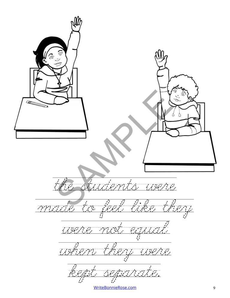 Ruby Bridges Coloring Book-Level C | Made By Teachers