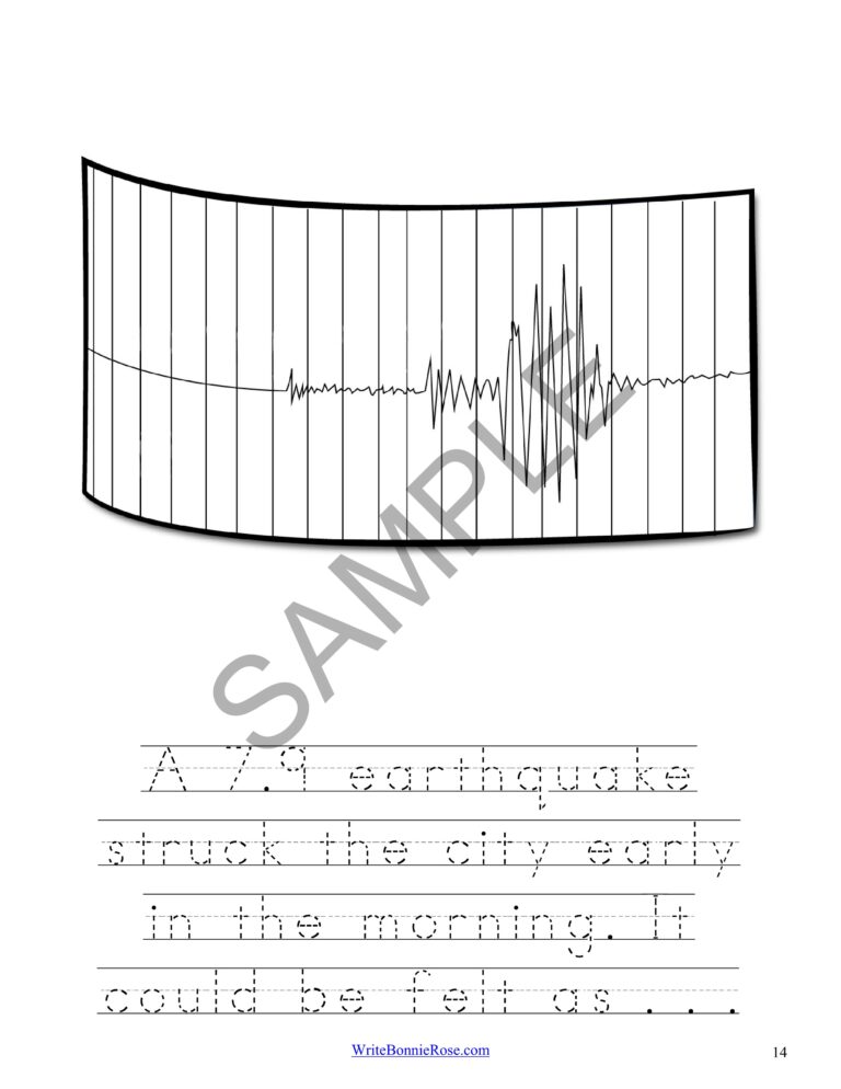 San Francisco Earthquake Coloring Book-Level B | Made By Teachers
