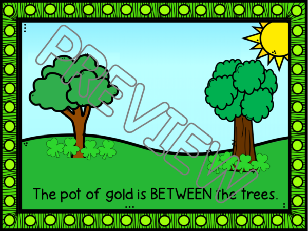 St. Patrick's Day Positional Word Book for Preschool and PreK | Made By ...