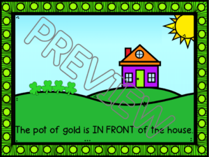 St. Patrick's Day Positional Word Book for Preschool and PreK | Made By ...