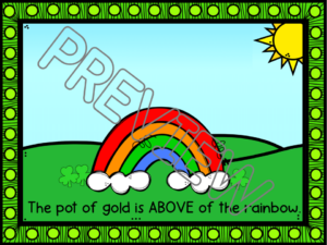 St. Patrick's Day Positional Word Book for Preschool and PreK | Made By ...
