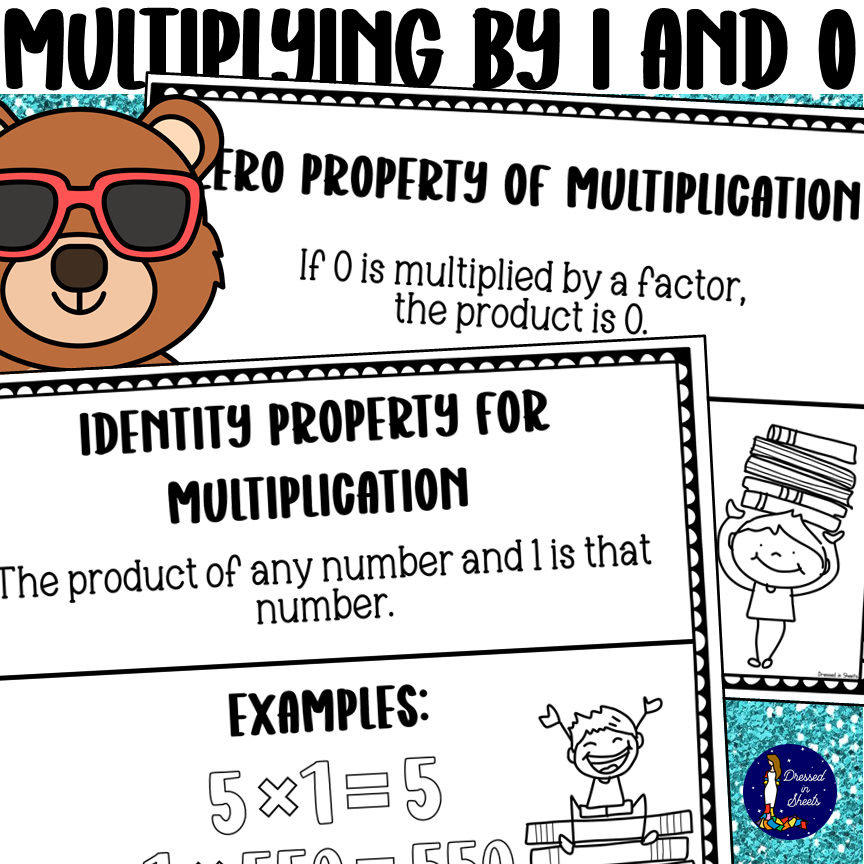 Multiplying by 1 and 0 *Posters & Worksheets* | Made By Teachers