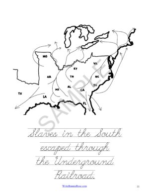 Underground Railroad Coloring Book-Level C | Made By Teachers