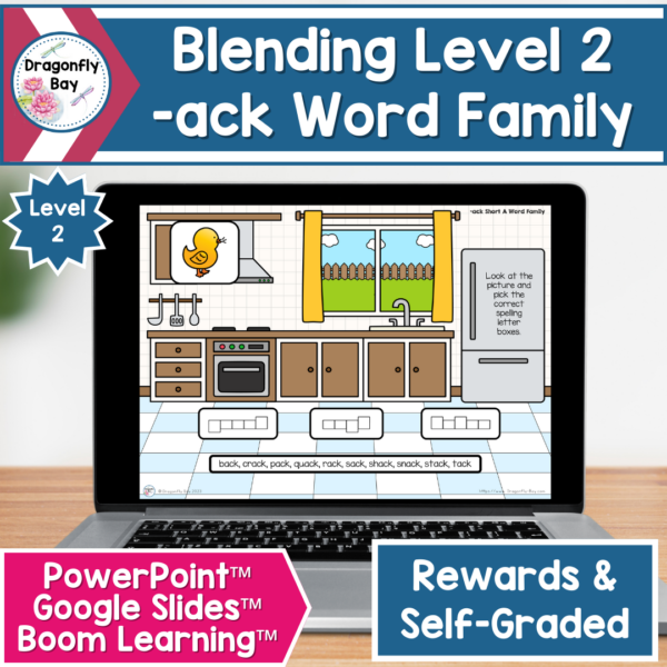 ack Short A Word Family Phonics Digital Game for PowerPoint™ Google ...