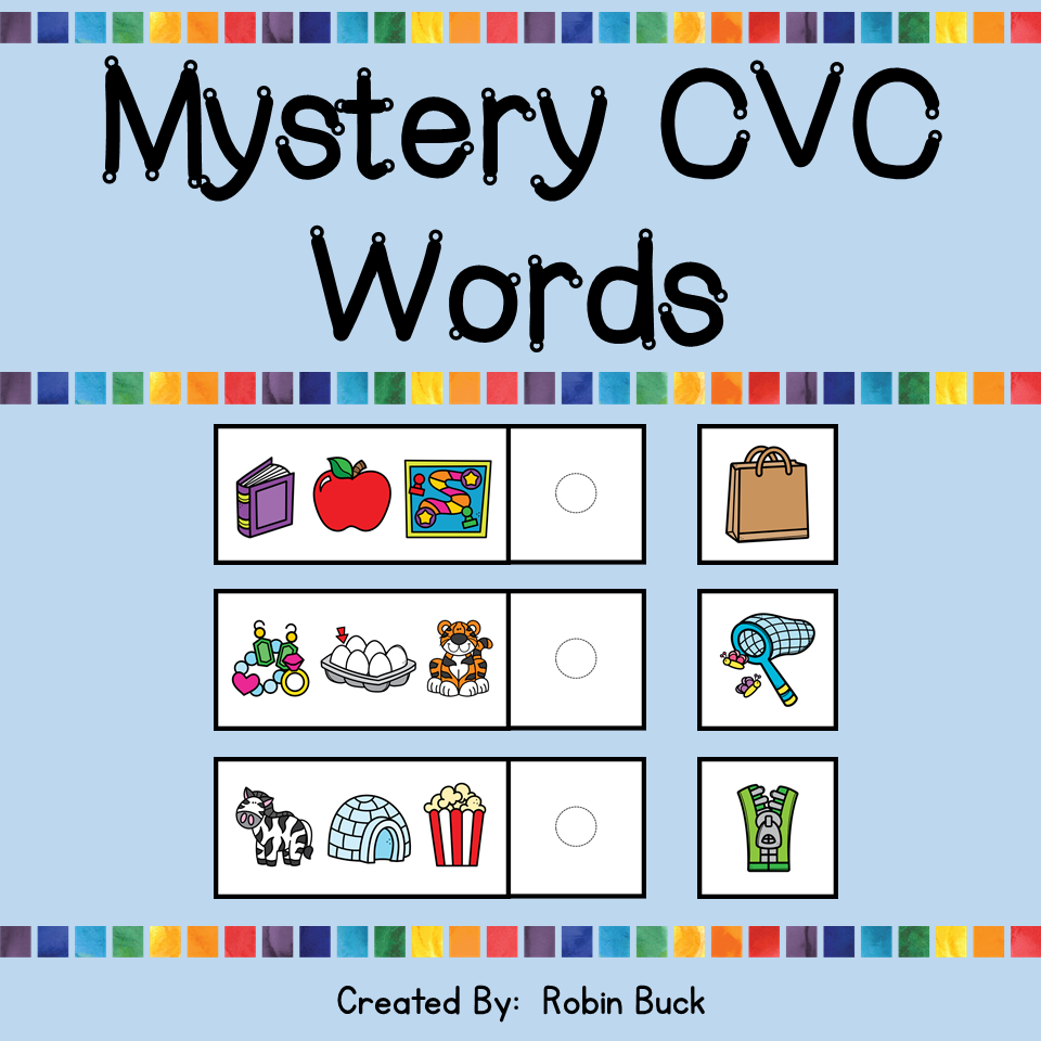 Mystery CVC Words | Made By Teachers