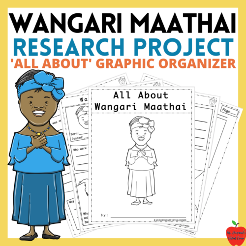 Wangari Maathai All-About Research Project Graphic Organizer ...