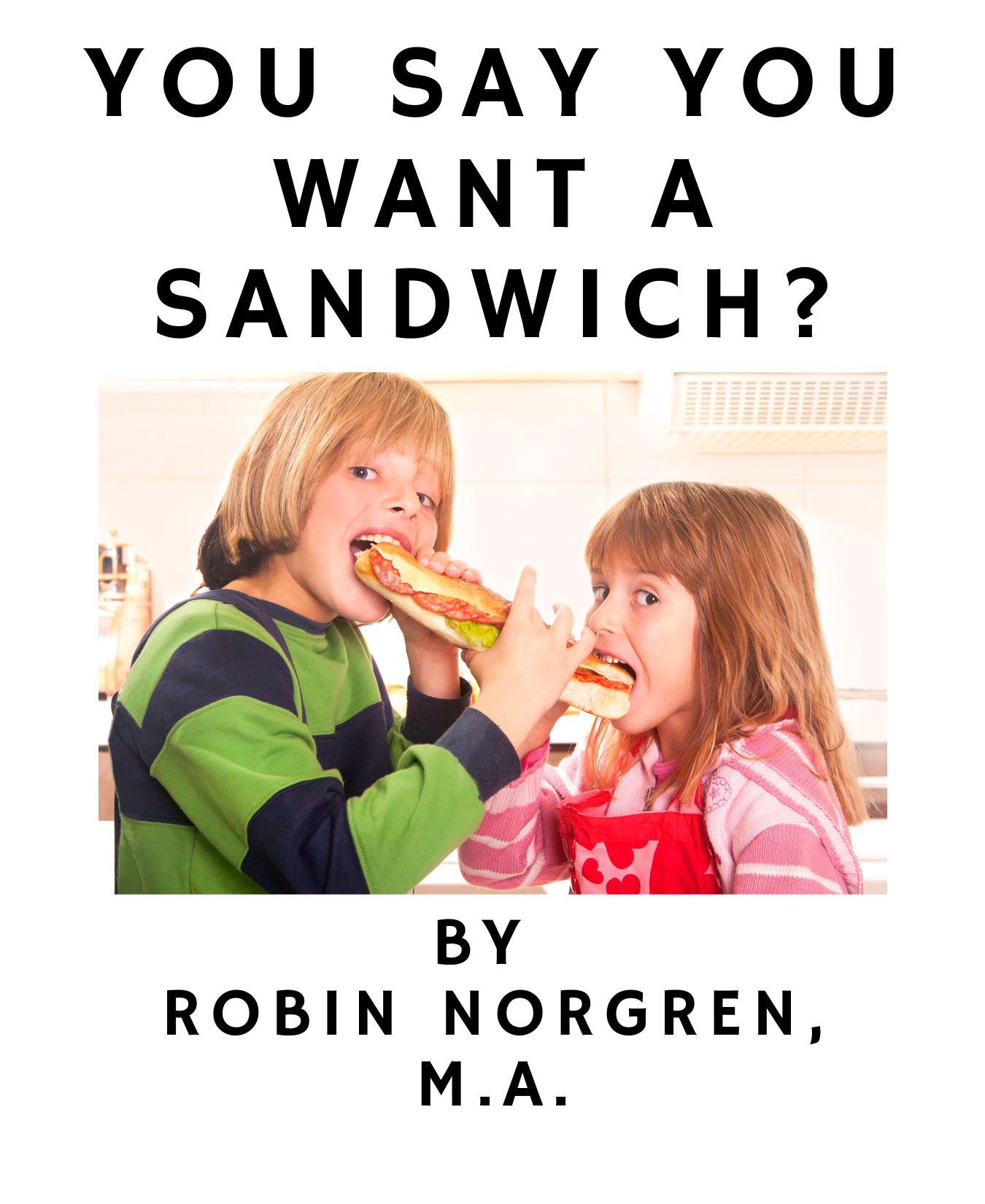 Preschool Kindergarten Book Fun with Sandwiches Character Early Reader ...