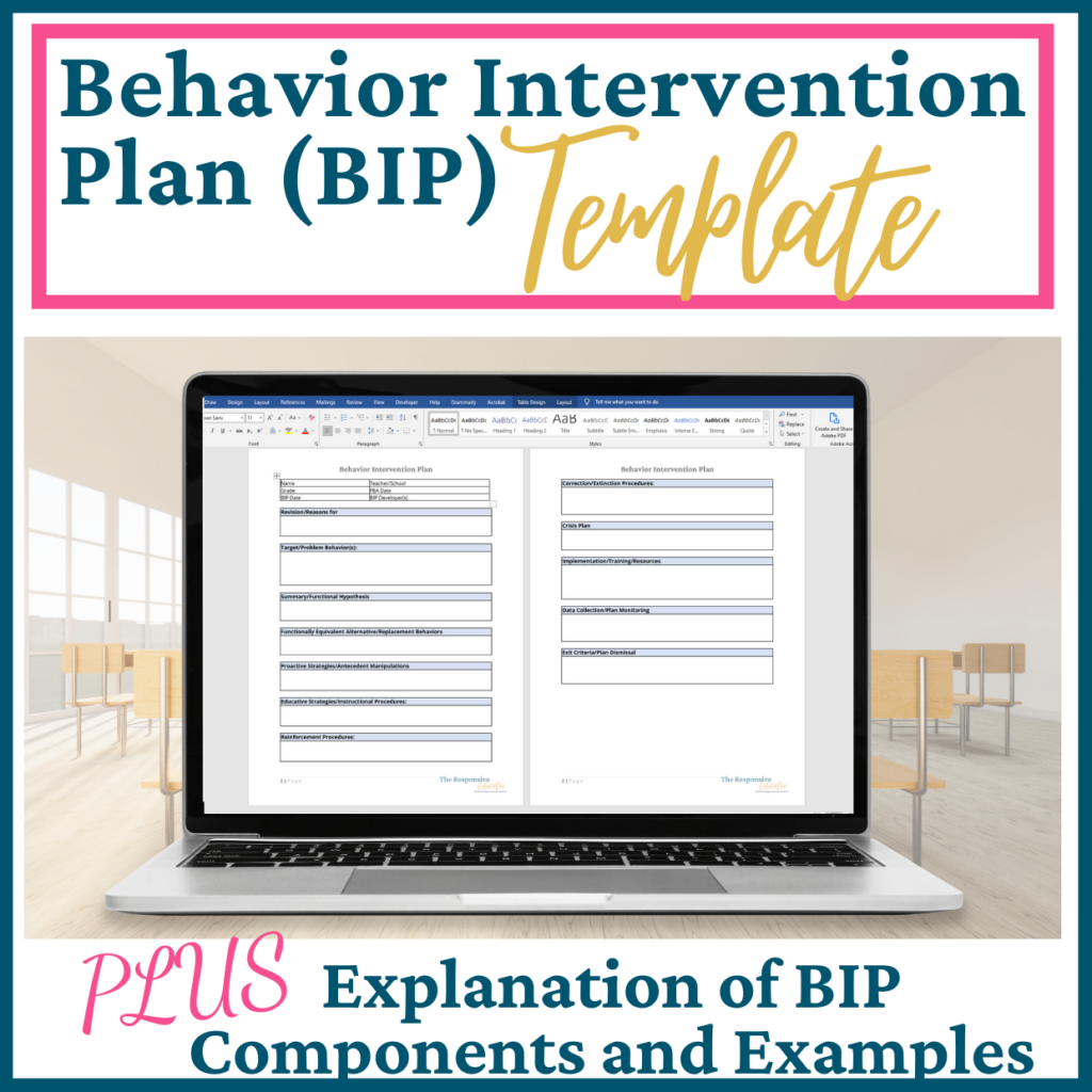 Manage Classroom Behavior: FBA, BIP, Progress Monitoring | Made By Teachers