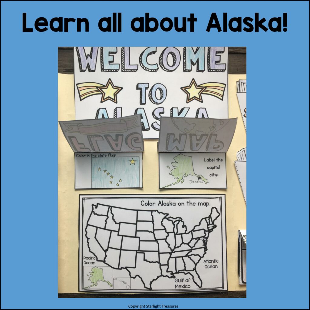 Alaska Lapbook for Early Learners - A State Study | Made By Teachers