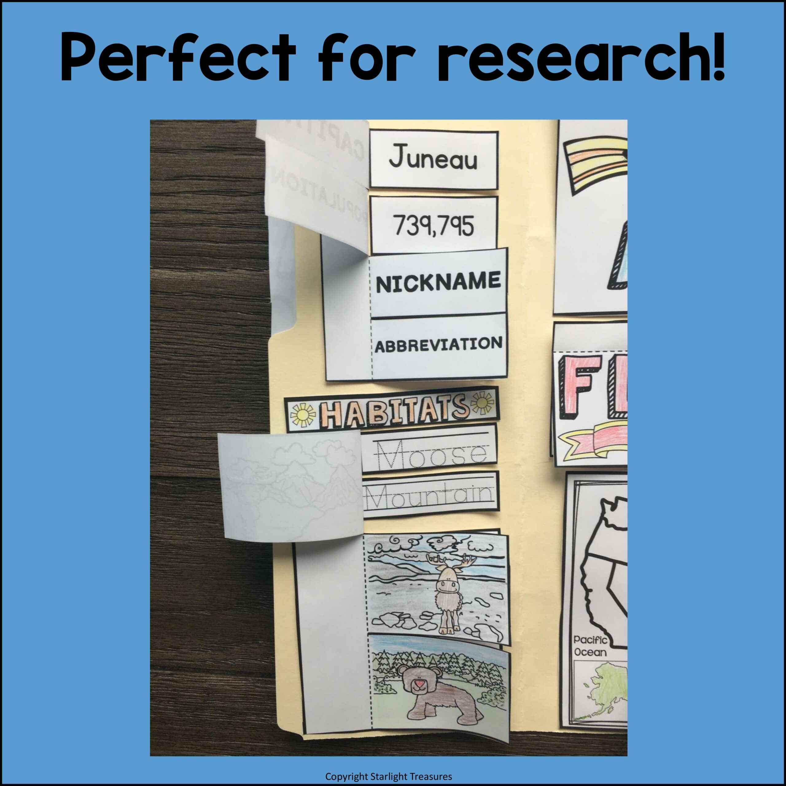 Alaska Lapbook for Early Learners - A State Study | Made By Teachers